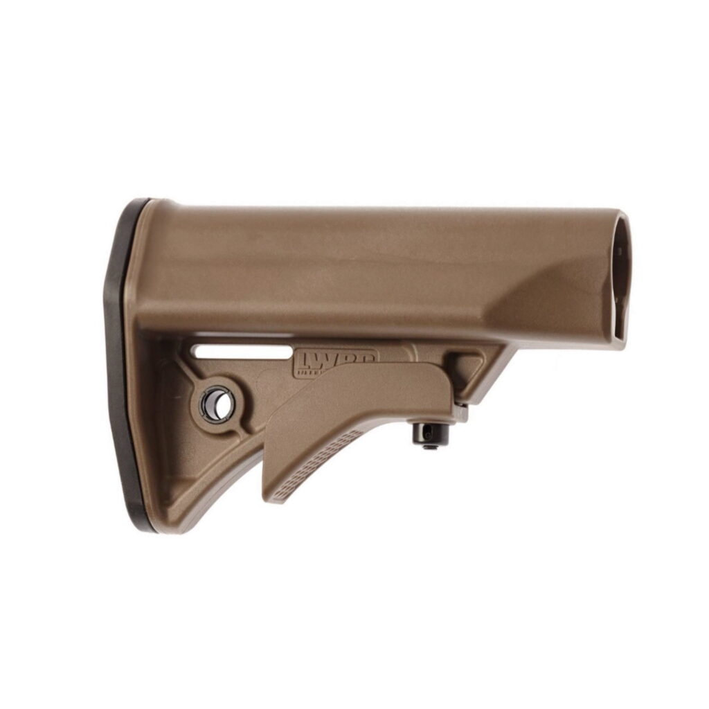 LWRC Compact Adjustable Stock – FDE | AR-15 - Real Ghost Guns Store